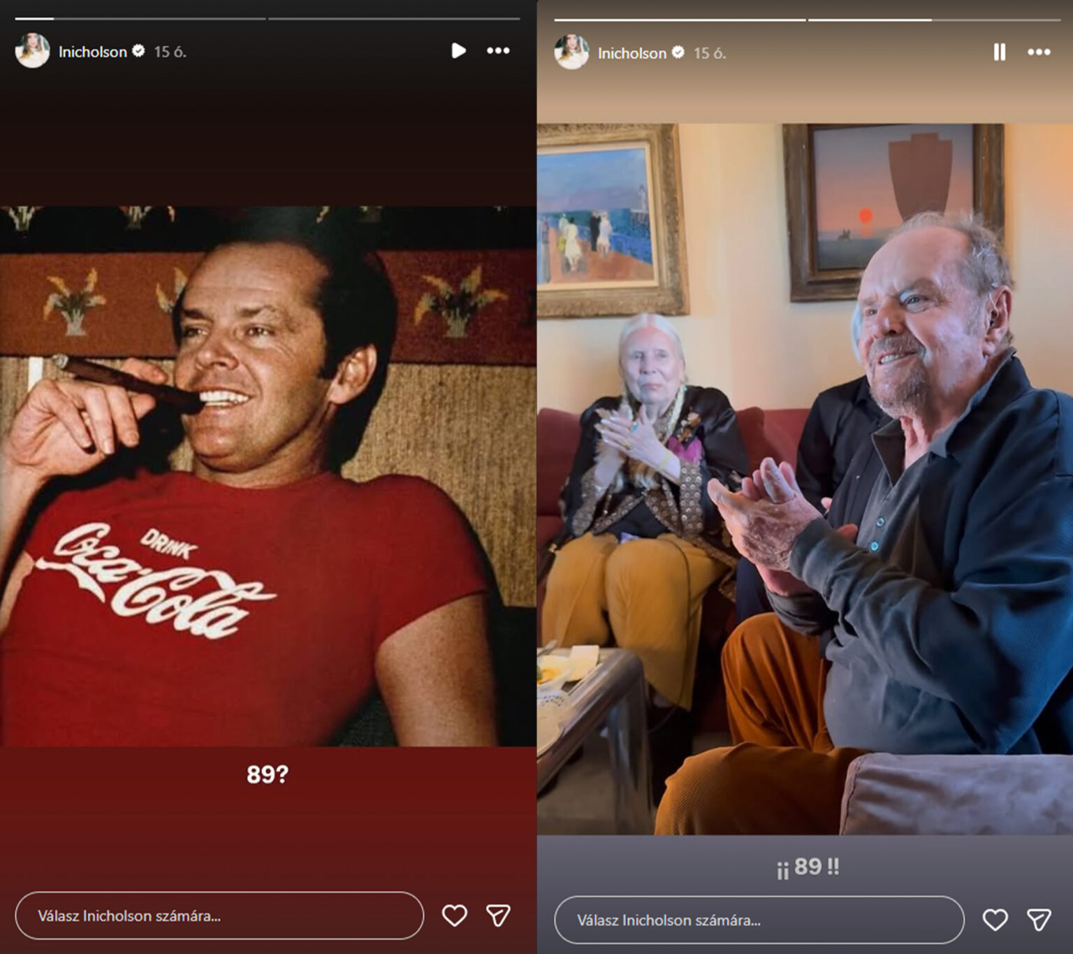 Friss fotókon a visszavonultan élő Jack Nicholson - 89 éves lett - ACNEWS